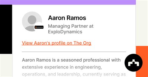 Aaron Ramos Managing Partner At Explodynamics The Org