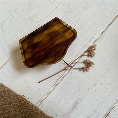 Vintage Faux Tortoise Shell Trinket Box No4 Vintage