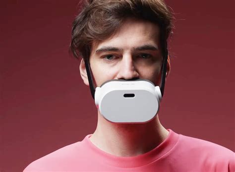 Wearable Soundproof Microphone For Mouth Muffles Voice Of People Who