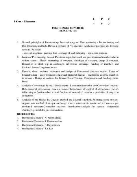 Structural Engineering R 16 Regulations