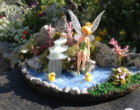 Diy Fountain For Fairy Garden Diy Fairy House With Pond Making A