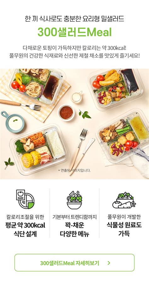 300샐러드mealand정성한상 Mix식단 2주 총 10일동안 샐러드와 도시락을 교차로 받아볼 수 있어요