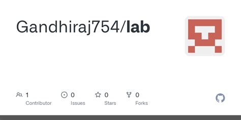 GitHub Gandhiraj754 Lab