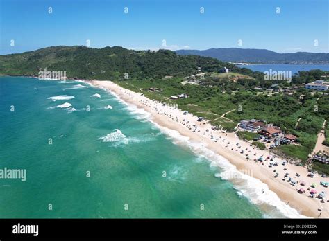 A View Of Praia Mole Mole Beach Beachsin Florianopolis Brazil Stock