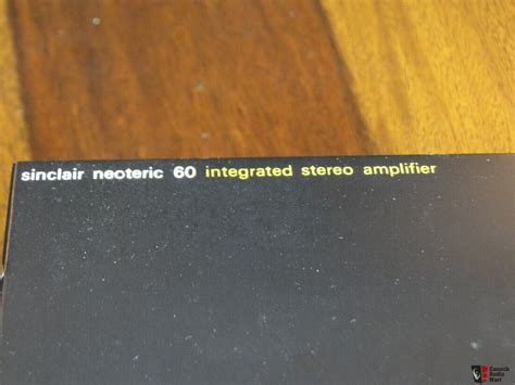 Neoteric 60 Amplifier Rare Modified Photo 3377085 Uk Audio Mart