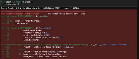 Websocket Connection Closes Unexpetetly When Running The Grid Examples Issue OpenMined