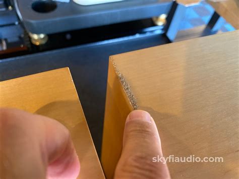 Bowers And Wilkins Cm2 Bookshelf Speakers In Rare Blonde Maple Finish