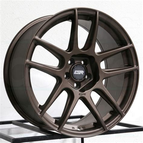 One 18x85 Esr Cs08 Cs8 5x100 30 Bronze Wheel Rim 7256 Ebay