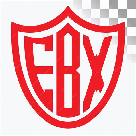 Premium Vector Ebx Letter Logo Design