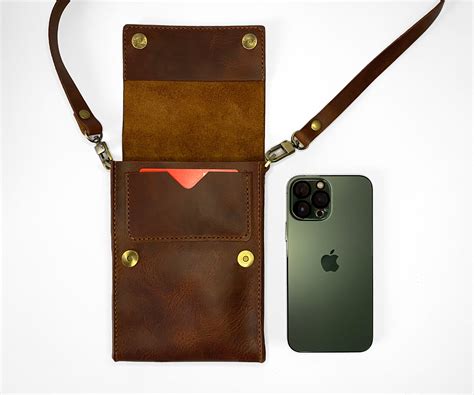 Leather Phone Pouch Genuine Leather Phone Case Leather Phone Bag