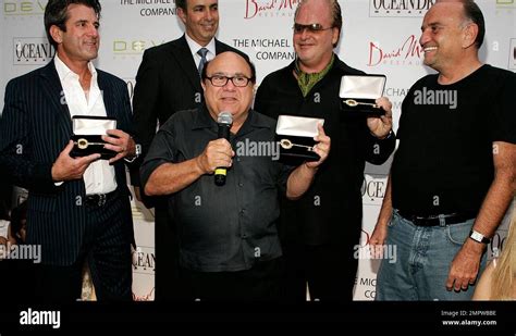 Co Owners David Manero R Danny Devito And Michael Brauser L Are