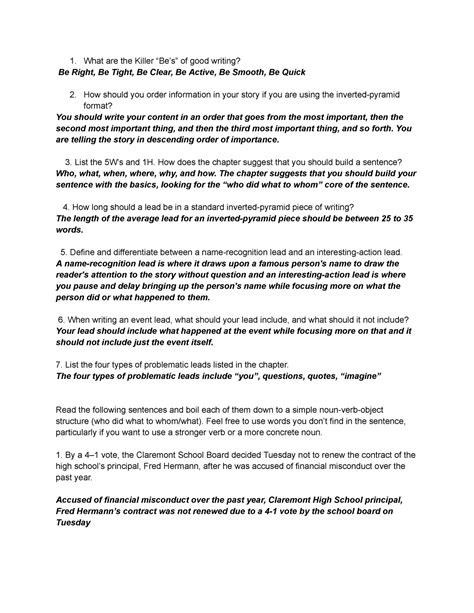 Chap 4 Jour An Assignment That Is Required During Class Time And Is