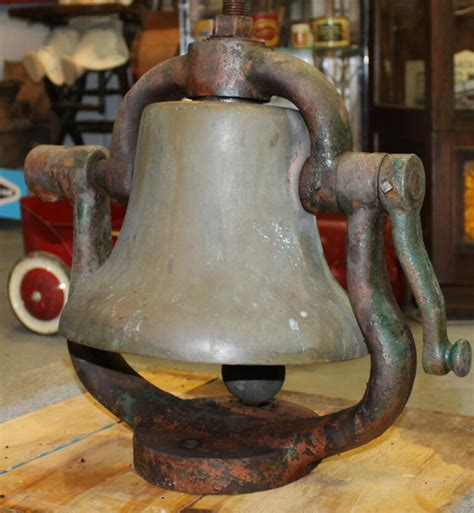 Bargain Johns Antiques Antique Railroad Locomotive Bronze Bell