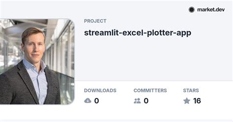 streamlit excel plotter app ecosystem directory market dev