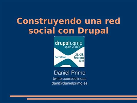 Construyendo Una Red Social Con Drupal Pdf Internet Computing