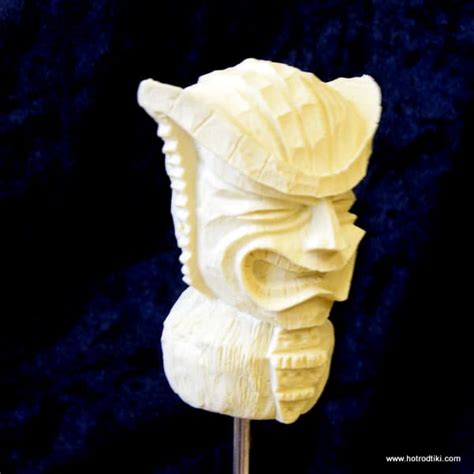 Flintstone Shift Knob Smiley Tiki Hot Rod Tiki