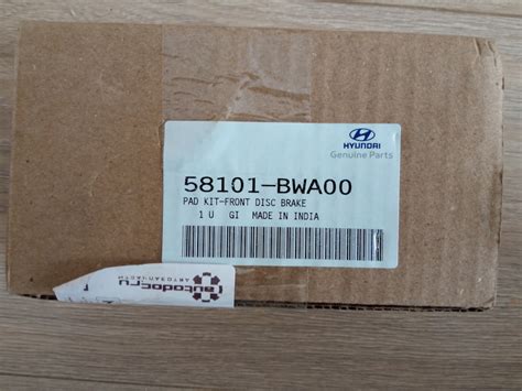 58101bwa00 Комплект тормозных колодок Kia Hyundai Запчасти на Drive2