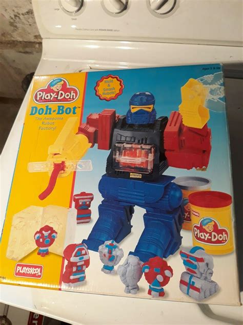 New In Box Vintage 1995 Playskool Play Doh Bot Playset 3835895826