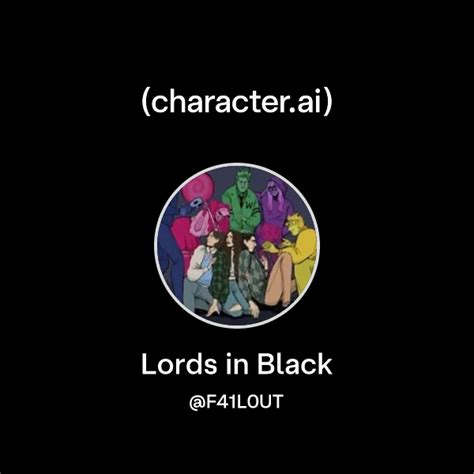 Chat With Lords In Black Characterai Ai Chat Reimaginedyour