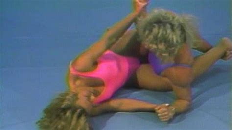 Freestyle Mat Wrestling Kay Baxter And Jeanne Sexxy Fighting Muscle