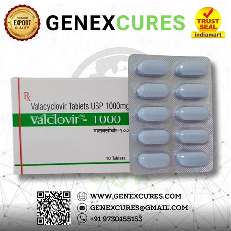 Valacyclovir Hydrochloride Tablet At ₹ 160stripe Valacyclovir Tablet