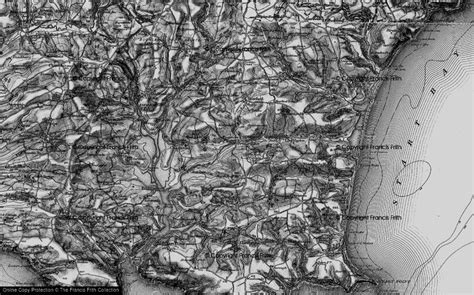 Historic Ordnance Survey Map Of Frogmore 1897