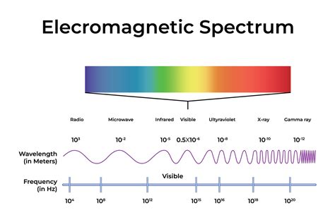 Electromagnetic Spectrum Visualization Graphic By Hamjaiu · Creative