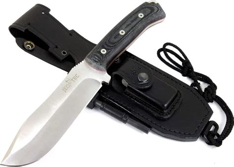Test Du Couteau De Survie Jeo Tec Nº45 Lame Fixe Et Accessoires
