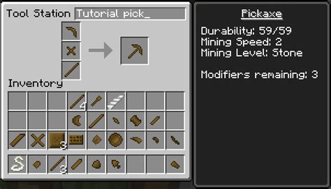 Pickaxe Tinkers Construct Wiki Fandom