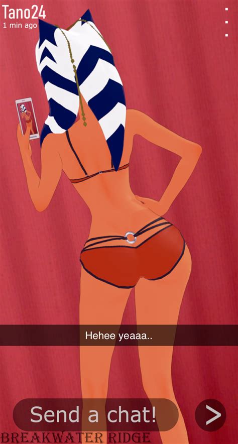 Rule 34 1girls Ahsoka Tano Comic Dialogue English Text Female Female Only Selfie Snapchat Solo