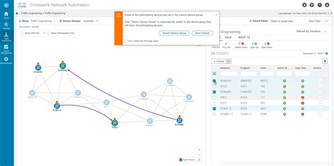 Cisco Crosswork Optimization Engine 30 User Guide Visualize Sr Mpls