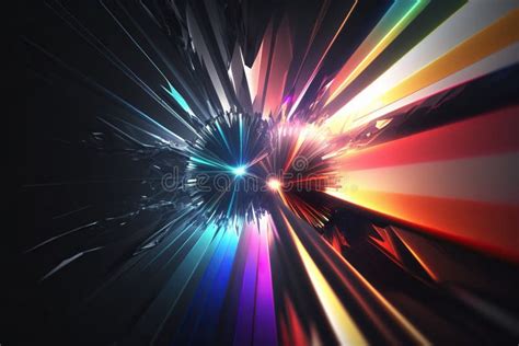 Abstract Bright Coloured Background Created With Generative Ai Technology Stock Illustration