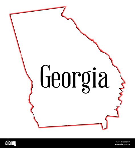 Georgia Outline Clipart