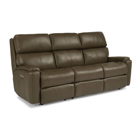 Flexsteel Rio 3904 62h 824 74 Casual Power Reclining Sofa With Power Headrest Conlins