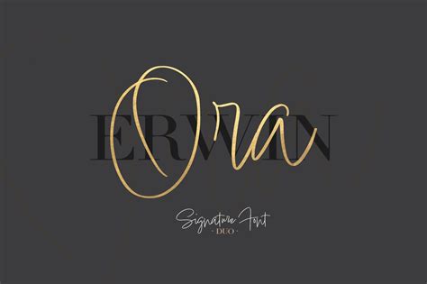 Ora Erwin Signature Font Duo Signature Fonts Dingbat Fonts Ombre Background