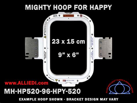 Happy Japan Hoop Magnetic Mighty Hoop 9 X 6 Inch 23 X 15 Cm