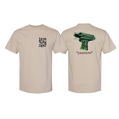 Less Than Jake Pezcore Vintage Raygun T Shirt Less Than Jake Merch
