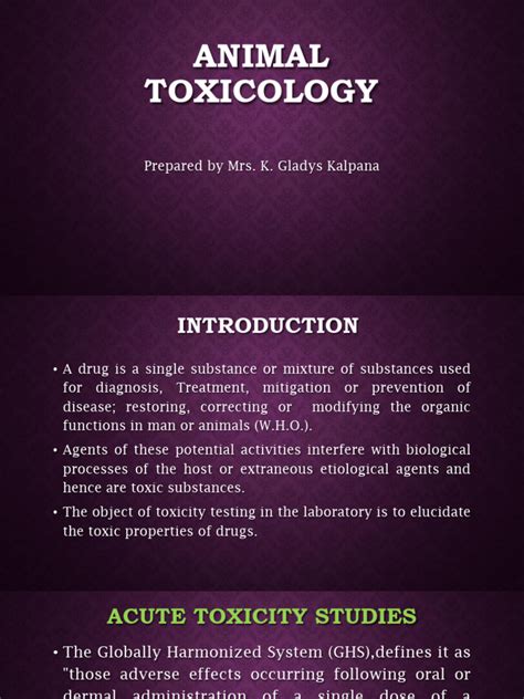 Animal Toxicology Pdf Toxicity Toxicology