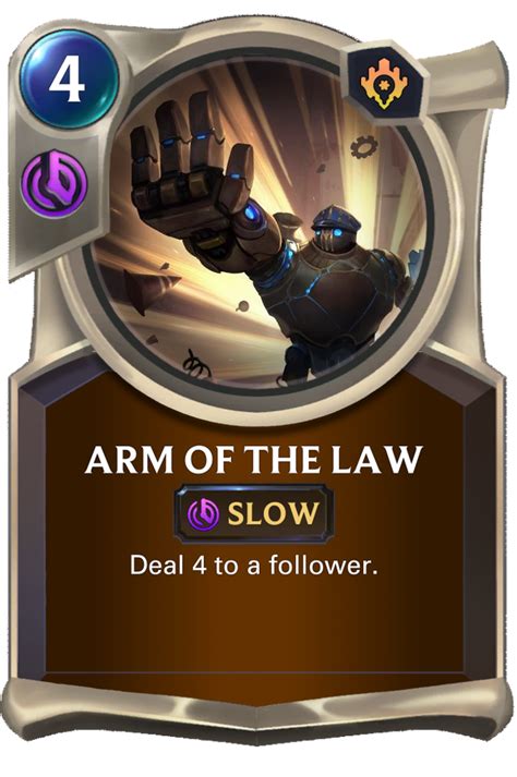 Arm Of The Law Lor League Of Legends Wiki