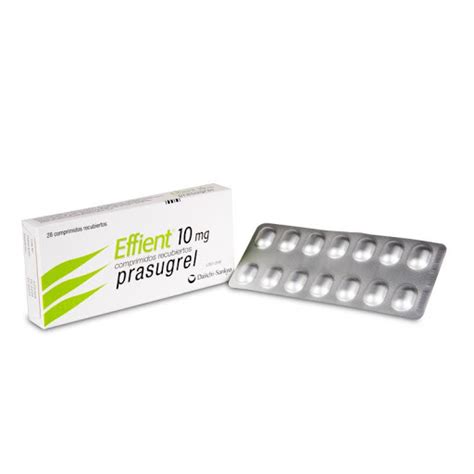 Effient Prasugrel 10 Mg Biopass Caja 28 Tabletas