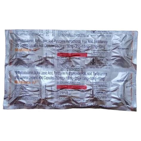 Matilda Af Capsules View Uses Side Effects Price And Substitutes