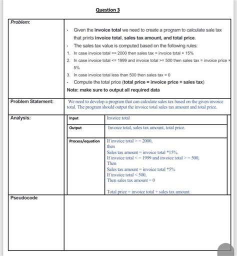 Solved Please Draw The Flowchart For Question 1 And