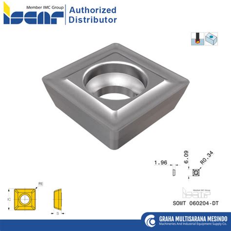 Jual Mesin Bubut Miling Pahat Insert Iscar Somt 060204 Dt Ic908