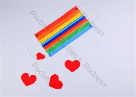 Pride Month Rainbow Mask Germ Virus Photography Picture Psd Free Download Pikbest