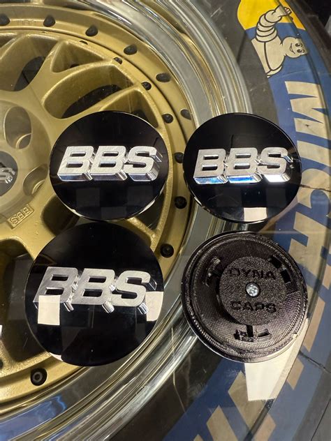 Bbs 706mm Old Style Chrome Centercaps Badges Logos Self Leveling