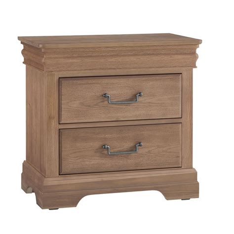 Vista Nightstand Natural Oak Vaughan Bassett Furniture Cart