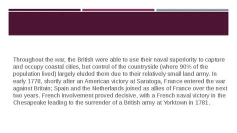 The War Of Independence