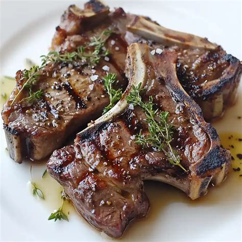 Grilled Lamb T Bones Recipe
