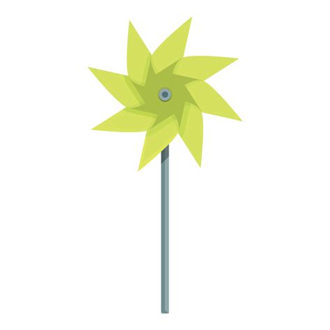 Lime Color Vane Icon Cartoon Vector Paper Toy 16227681 Vector Art At Vecteezy