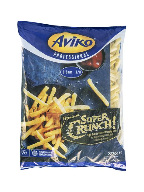 Aviko Super Crunch Chips 38 95mm 4x227kg 1way Food Service